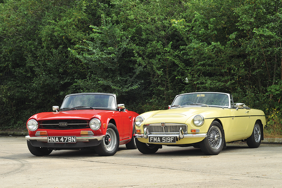 MGC vs Triumph TR6 - Classics World