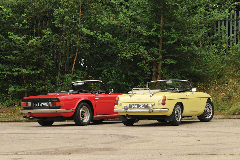MGC vs Triumph TR6 - Classics World